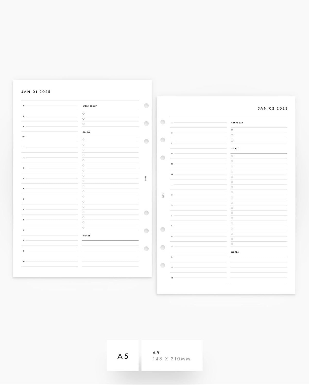 Planner Inserts & Refills for 6 Ring and Discbound Planners – Page 2