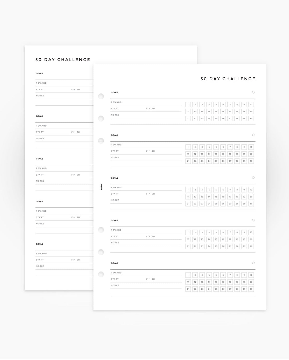 Wishlist Planner Inserts - PDF