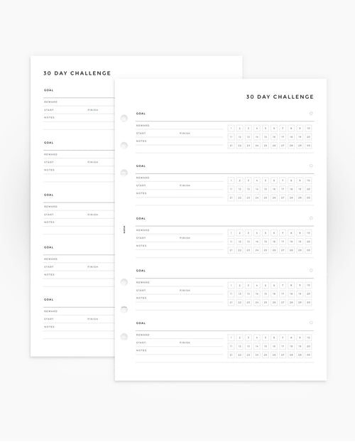 Wishlist Planner Inserts - PDF