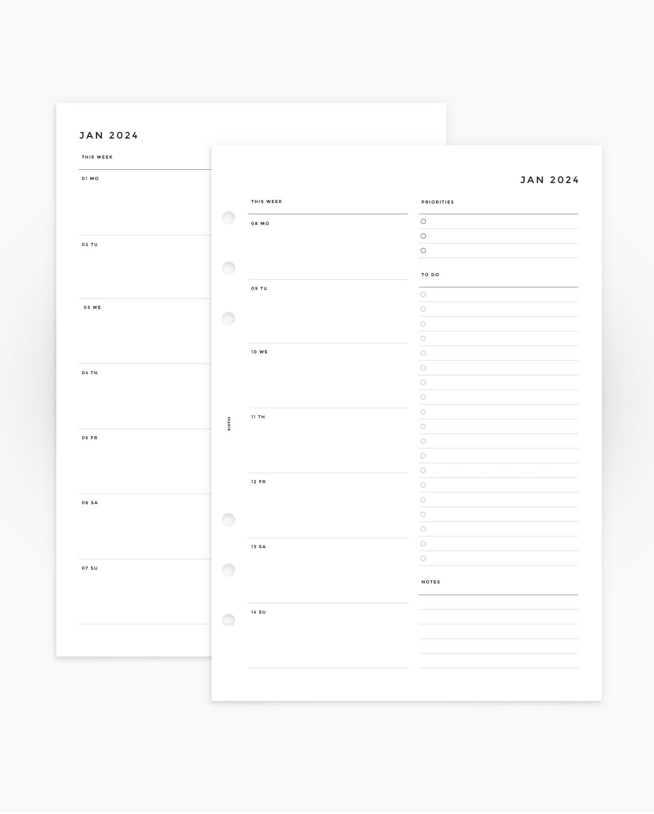 2024 2025 Dated Planner Inserts And Refills