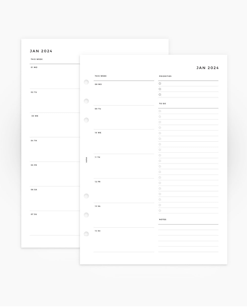 2024 - 2025 Dated Planner Inserts & Refills