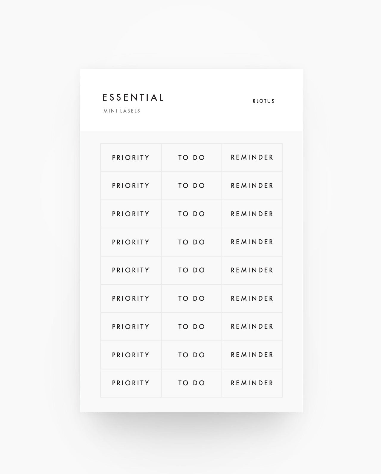 Essential - Stickers