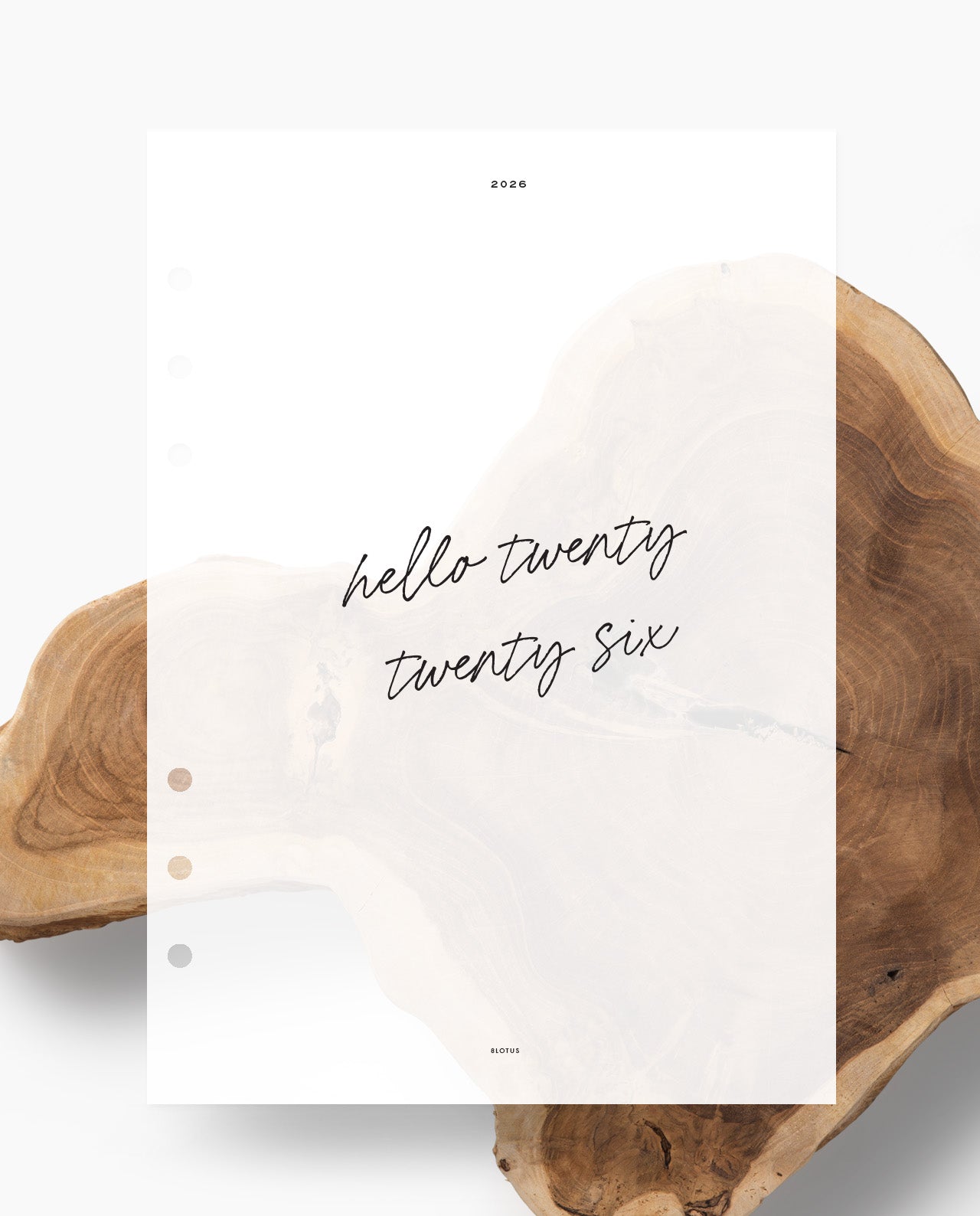 2026 Script Dashboard Planner Insert - 8LOTUS