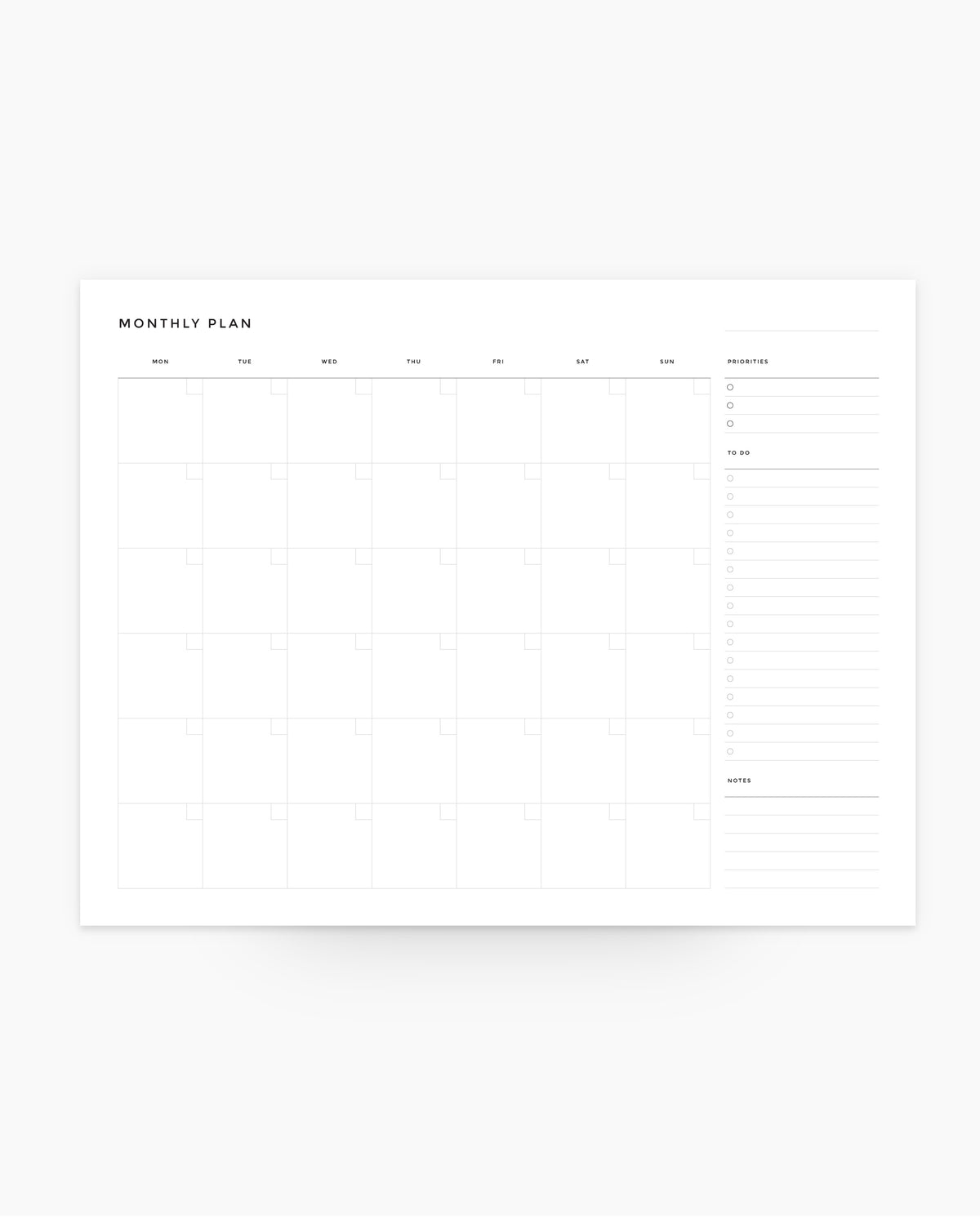 Monthly Planner Desk Pad - 8LOTUS