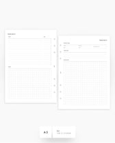 Minimal Project Planner Inserts - 8Lotus
