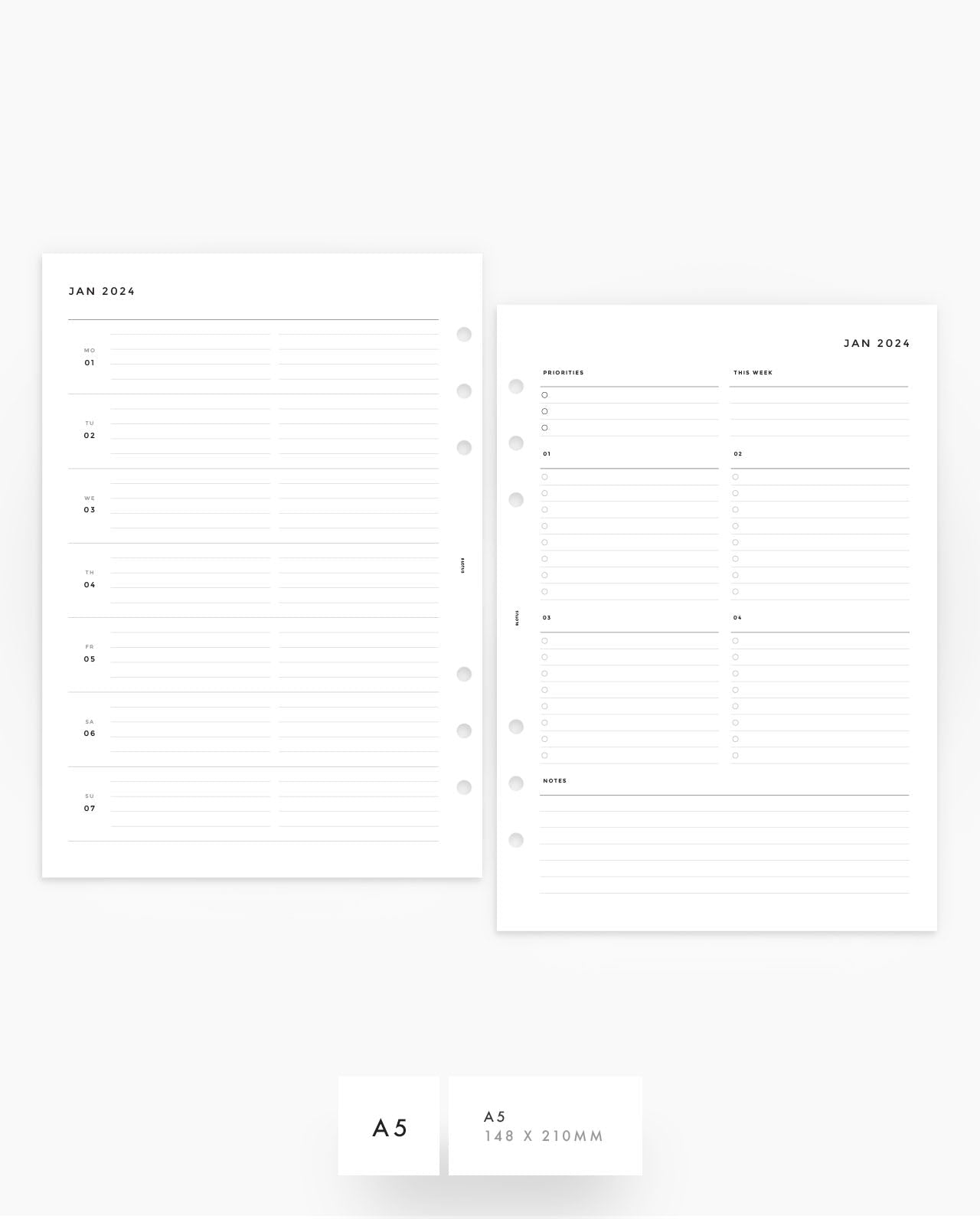 2024 2025 Dated Planner Inserts And Refills