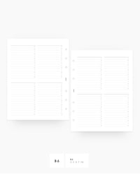 Printable Master List Planner Insert - 8Lotus