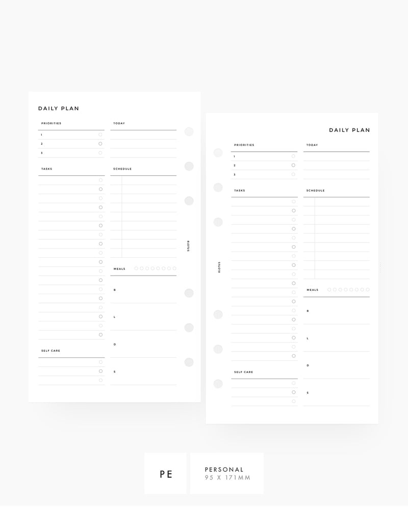 Daily Printable Planner Inserts - 8Lotus