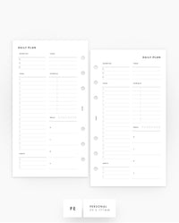 Minimal Daily Planner Inserts - 8Lotus