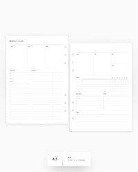 MN048 - Weekly Planner Vertical Box - Detailed - WO2P - PDF