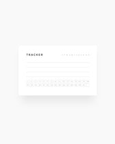 WC006 - Monthly Tracker - Wallet Cards