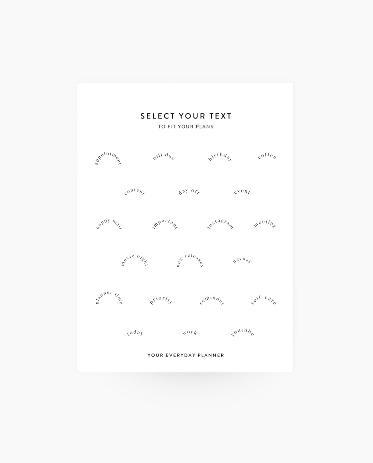 Arch Labels - Stickers